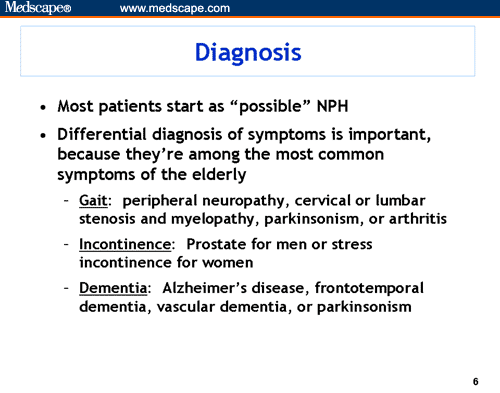 A "Reversible Dementia": Diagnosis and Management of Normal Pressure ...
