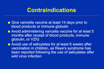Varicella Immunization: Current Status and Practice