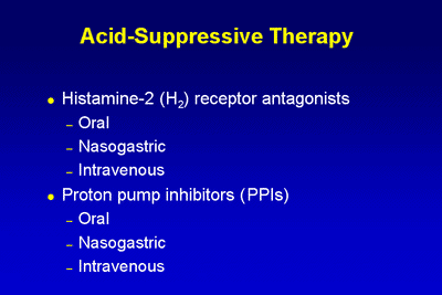 A New Option in IV Antisecretory Therapy: Implications for Surgical...