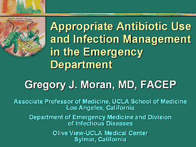 Behind the Swinging Doors: Infectious Diseases in the Emergency...