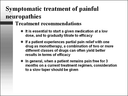 Symptomatic Treatment of Neuropathic Pain: A Focus on the Role of...