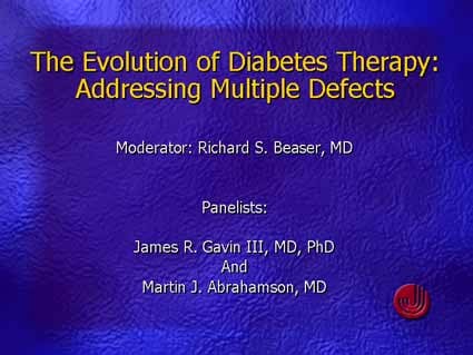 The Evolution of Diabetes Therapy: Addressing Multiple Defects