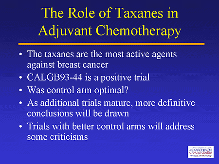Optimal Therapy for Primary and Metastatic Breast Cancer: Emerging...