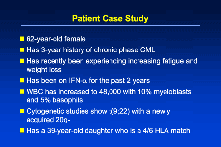 Controversies in the Management of CML