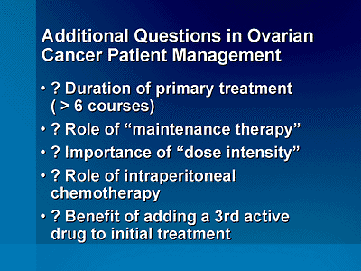 Ovarian Cancer Management: An Update Focusing on Efficacy and Toxicity ...