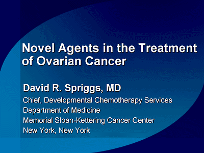 Ovarian Cancer Management: An Update Focusing on Efficacy and Toxicity ...