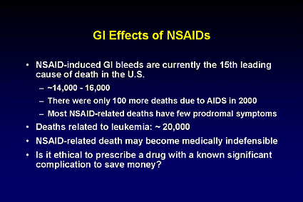 A New Era in Pain Management With COX-2 Specific Inhibitors