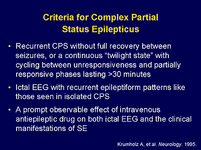 Special Challenges in Status Epilepticus