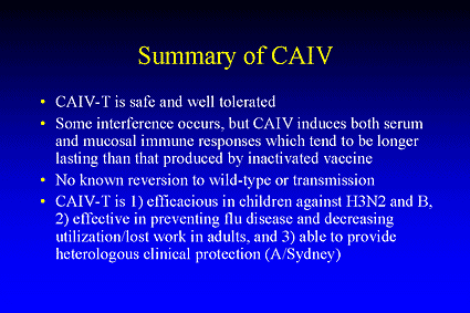 Preventing Influenza: New Opportunities for an Old Disease