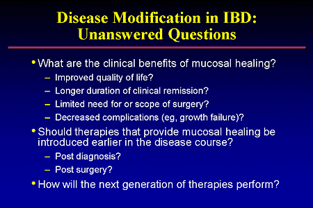 Disease Modification in IBD: Exploring Current Clinical Opportunities