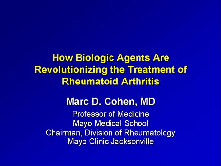 Biologic Therapies for Rheumatoid Arthritis: Navigating the Changing ...