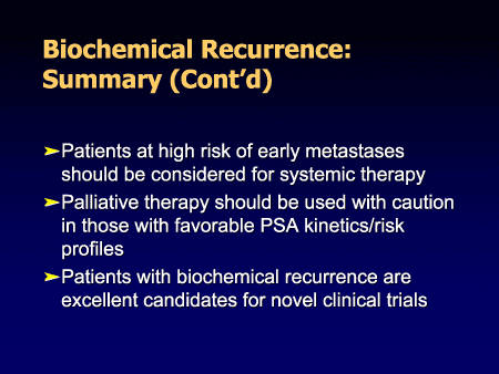 Emerging Concepts in the Treatment of Prostate Cancer