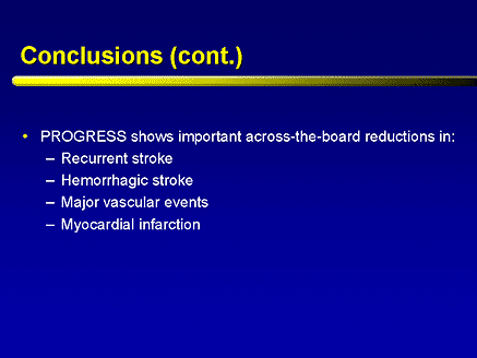 Secondary Stroke Prevention: Clinical Implications