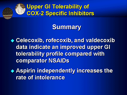 New Insights Into COX-2 Specific Inhibition for Pain and Arthritis Therapy