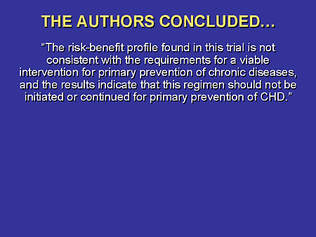 The Clinical Impact of the Women's Health Initiative (WHI): Entering a ...