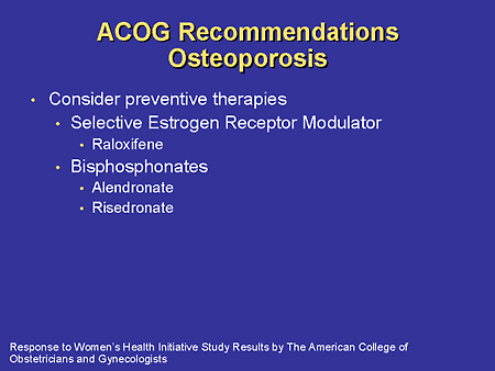 The Clinical Impact of the Women's Health Initiative (WHI): Entering a ...