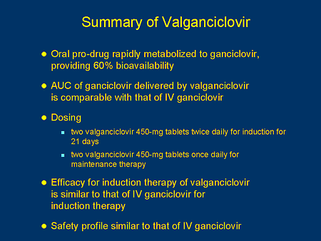 New Therapeutic Options in CMV Infection