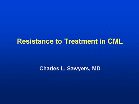 Changing Paradigms in the Treatment and Monitoring of CML
