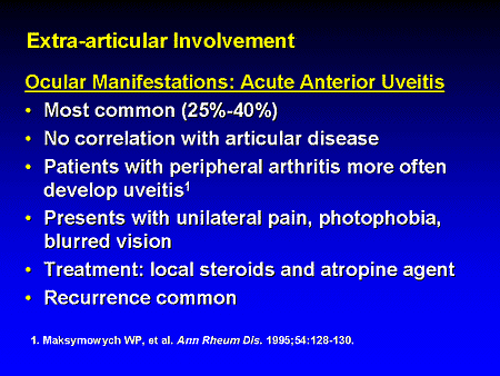Advancing the Art and Science of Treating RA and Spondyloarthropathies ...