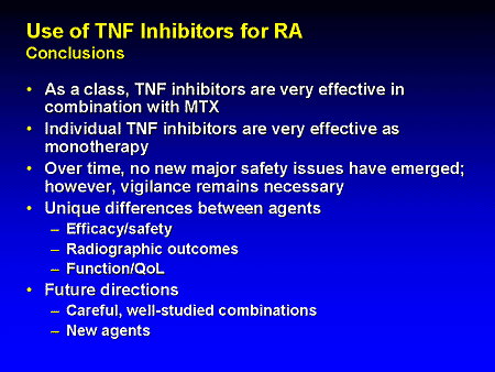 Advancing the Art and Science of Treating RA and Spondyloarthropathies ...