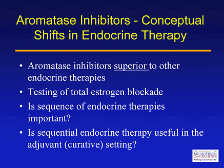 The Role of Anti-Aromatase Agents in New Treatment Strategies for ...