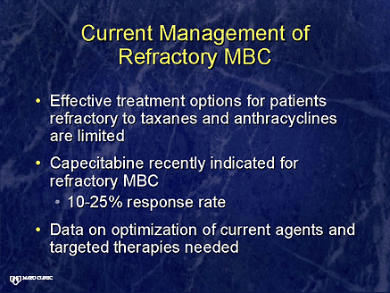 Novel Agents for the Treatment of Refractory Breast Cancer