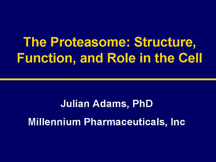 Proteasome Inhibition: A New Pathway in Cancer Therapy