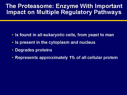 Proteasome Inhibition: A New Pathway in Cancer Therapy