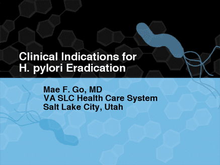 The Treatment of H. pylori: Where are We Now?