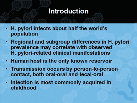 The Treatment of H. pylori: Where are We Now?