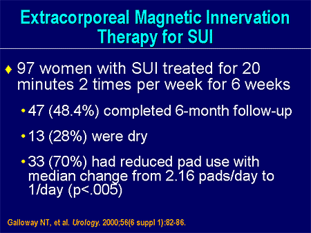 New Horizons in Stress Urinary Incontinence Treatment