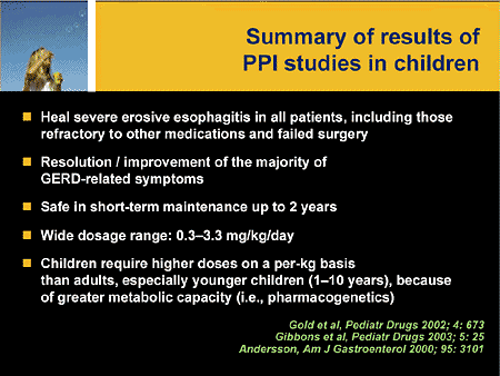 Risk Reduction in Pediatric Acid-Related Disorders
