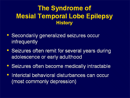 Temporal Lobe Epilepsy: The Current State of Knowledge