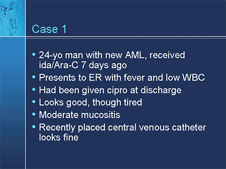 Management of a Patient With Fever and Neutropenia: 2002 IDSA Guidelines