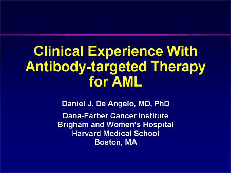 Evolving Therapeutic Options for Acute Myeloid Leukemia