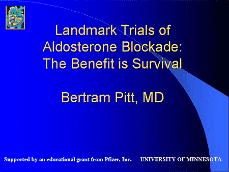 Aldosterone Blockade: The New Key to More Survival in Post-Infarction ...