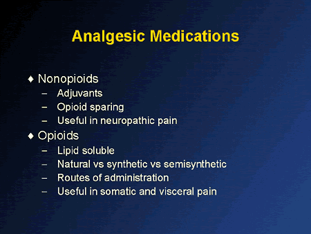 Effective Opioid Therapies Across The Spectrum Of Chronic Pain