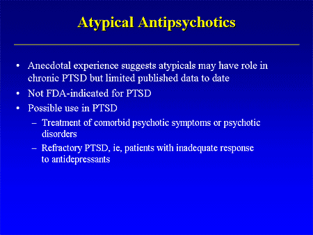 Broadening the Horizon of Atypical Antipsychotic Applications