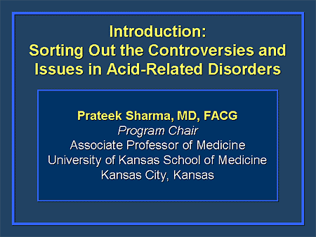 Spicing Up the Controversies and Unraveling the Issues of Acid-Related ...