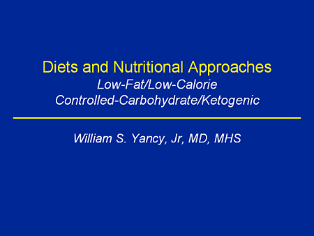 The Impact of Controlled-Carbohydrate Nutritional Approaches on Weight ...