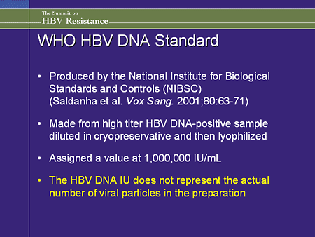 Highlights From the Summit on HBV Resistance