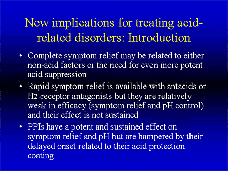 New Implications for Treating Acid-Related Diseases