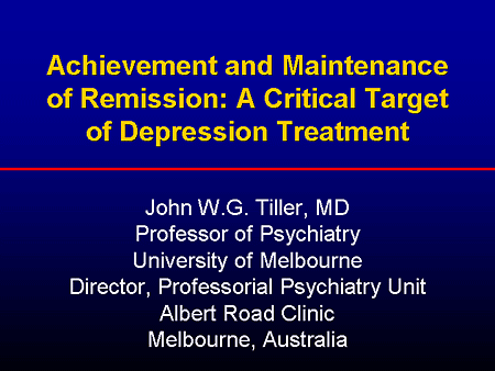 The Mind, Brain, Body Connection: Treating People With Depression in ...