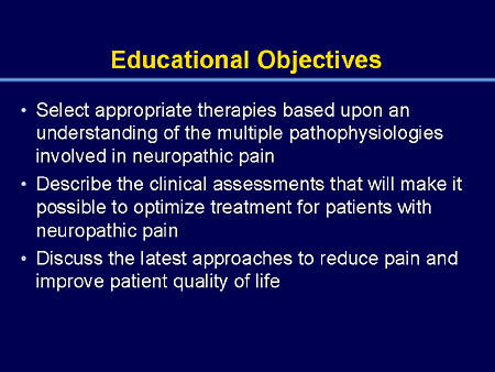 Neuropathic Pain: New Strategies to Improve Clinical Outcome