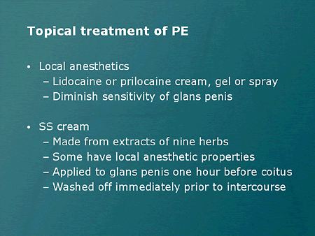 Premature Ejaculation: Past, Present, and Future Perspectives