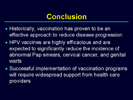 Preventing Cervical Cancer and Other HPV-Related Diseases