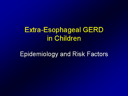 Pediatric GERD: A Problem-Based Approach to Understanding Treatment