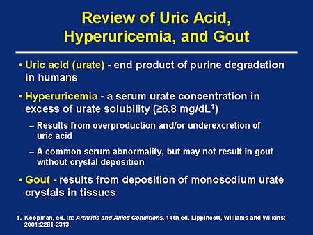 Hyperuricemia and Gout: New Clinical Insights and Emerging Treatments