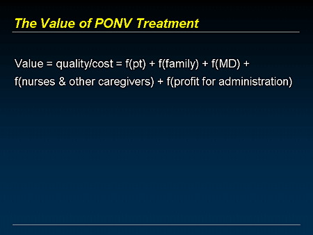 PONV Management: Tackling the Practical Issues