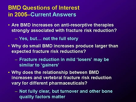 Osteoporosis in 2005: A Rheumatology Perspective